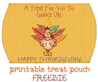 Stuff this FREE pouch full of treats for Thanksgiving -DJ Inkers
