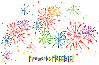 Add a POP of color and smiles to any project with this fun Fireworks ...