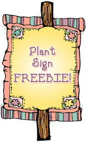 Plant a smile on your projects with this cute clip art sign by DJ Inkers