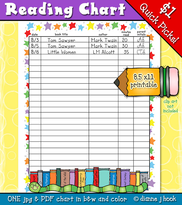 Keep Track Of Your Reading With This Fun Printable Chart By DJ Inkers Keep Track Of Your Reading With This Fun Printable Chart By DJ Inkers